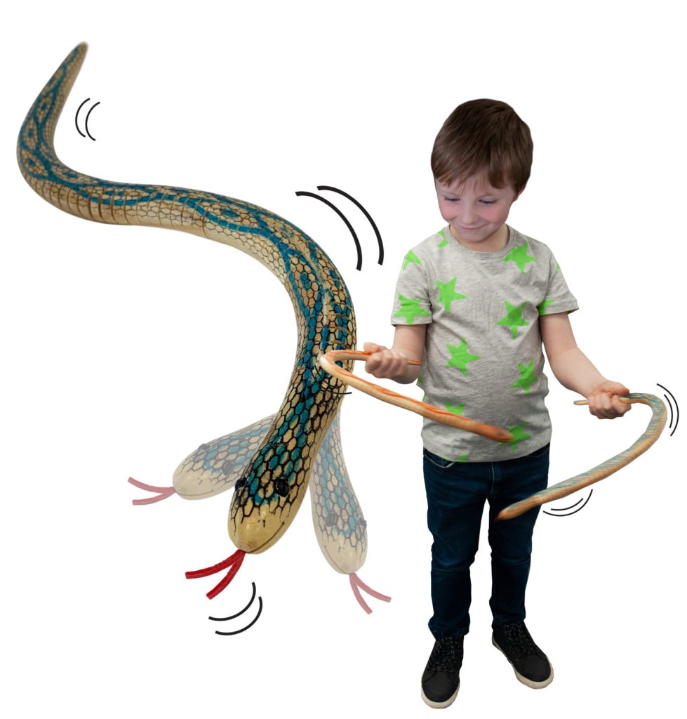 Wooden Wiggle Animals – Snake – Deluxebase Store