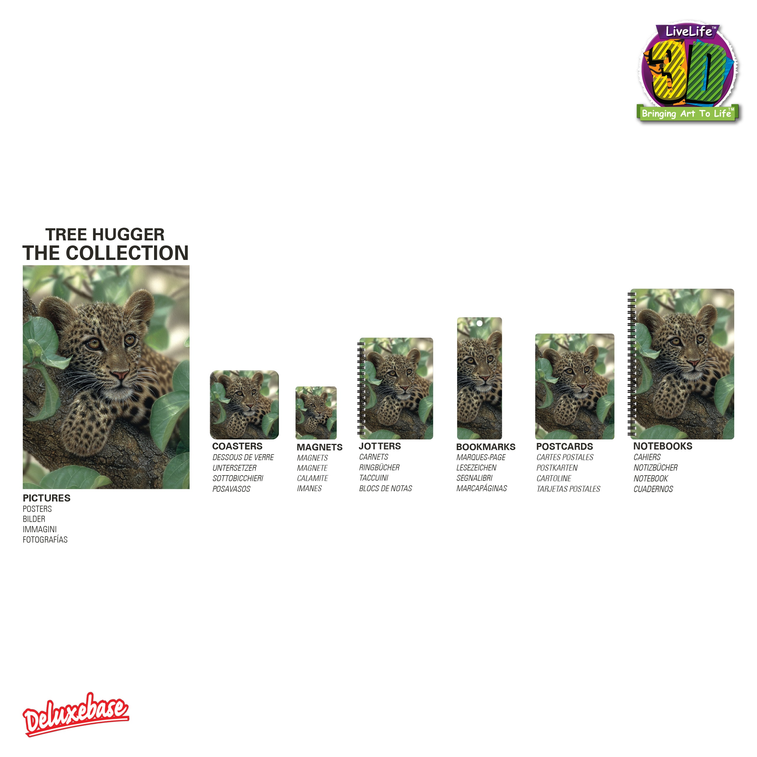 3D LiveLife Coasters – Tree Hugger – Deluxebase Store