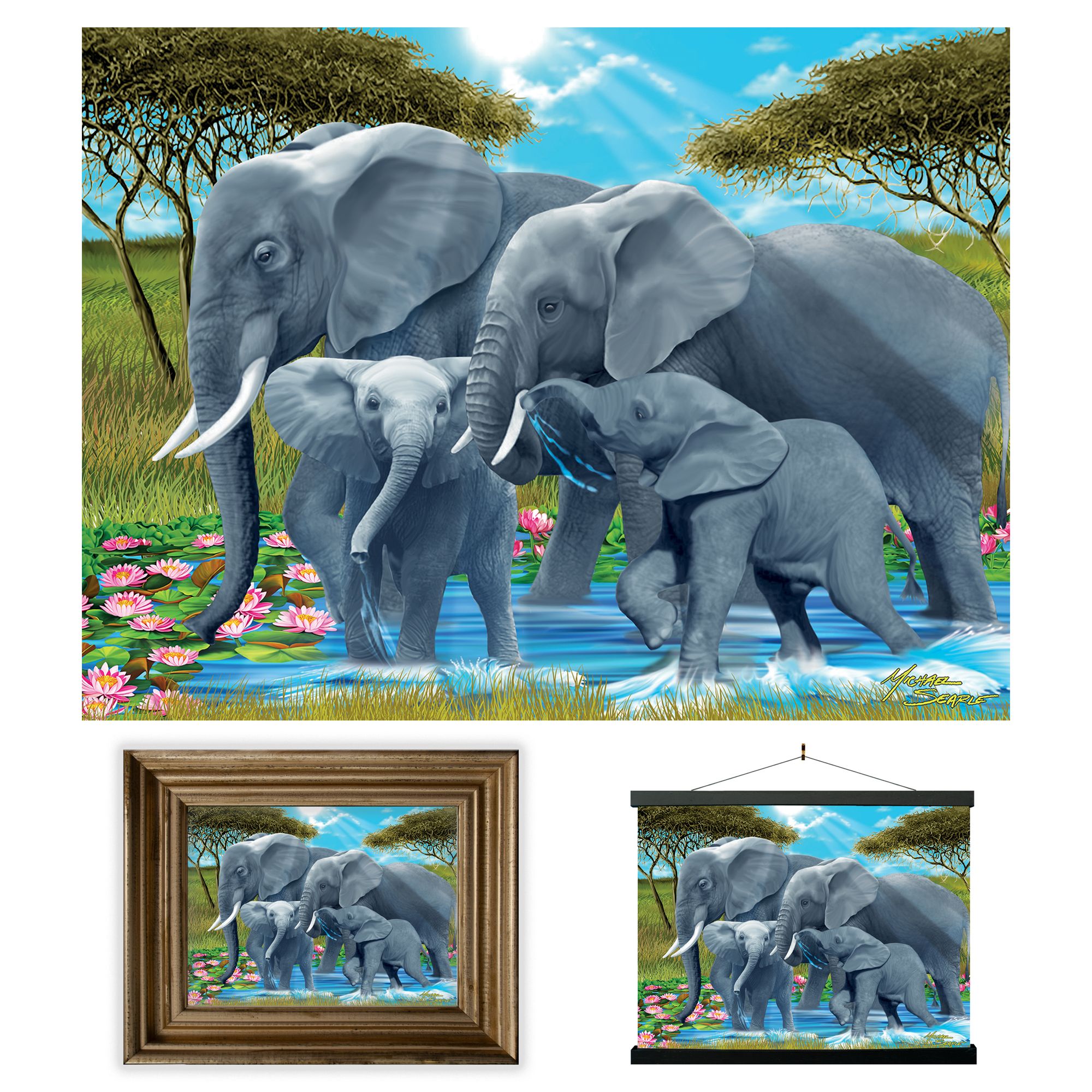 3D LiveLife Pictures – Pachyderm Pals – Deluxebase Store